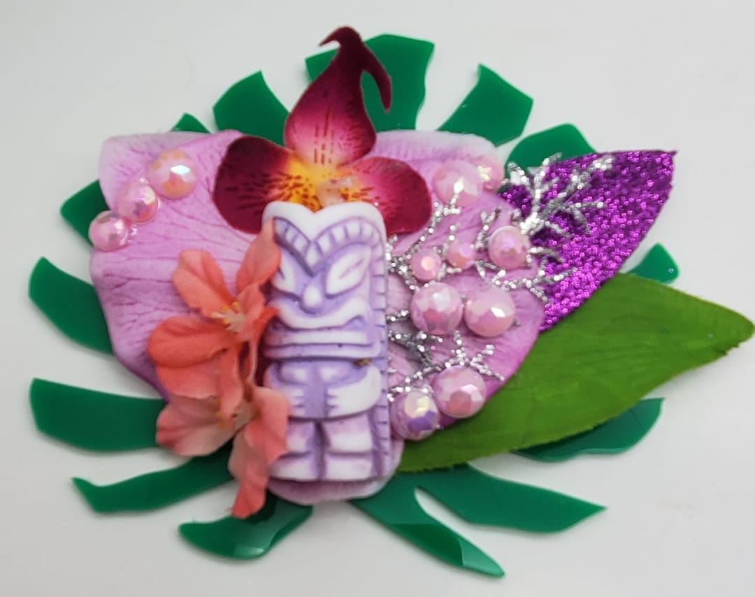 Tiki Flower, Hair Flower, Hawaii, Tiki Oasis, Tiki Luau, Tiki, Tiki ...