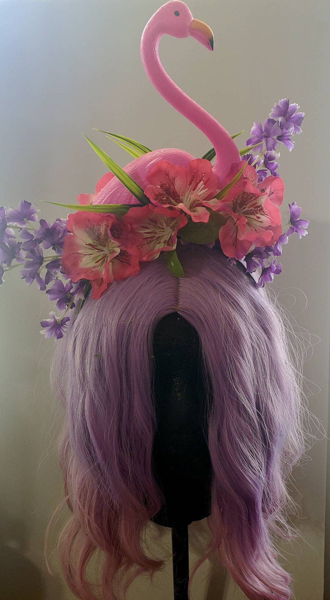 Flamingo Headband Flamingo Hat, Bird Headband, Bird, Tiki Oasis, Tiki ...