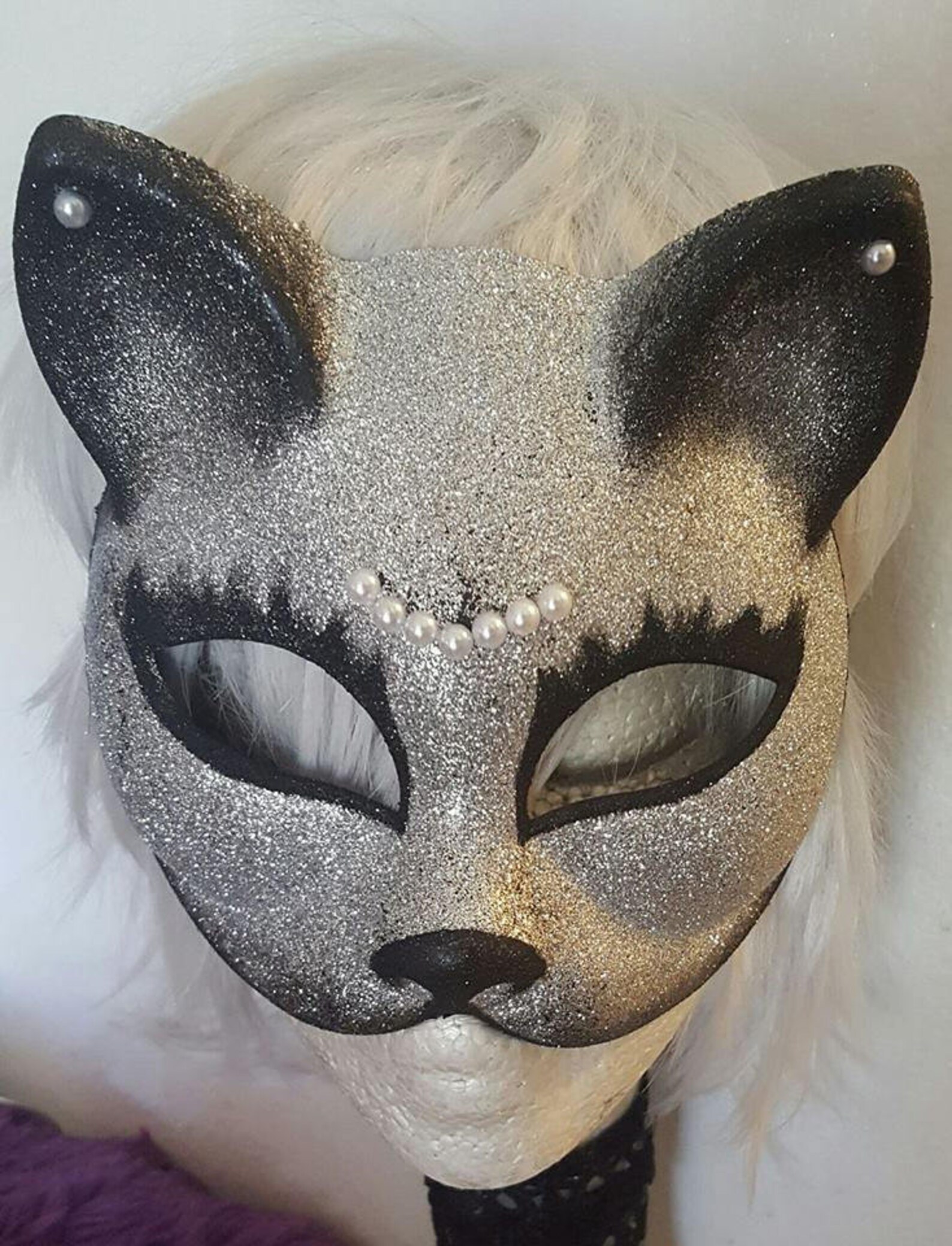 Cat Cat Mask Kitty Kitty Mask Cat Lady Crazy Cat Lady - Etsy