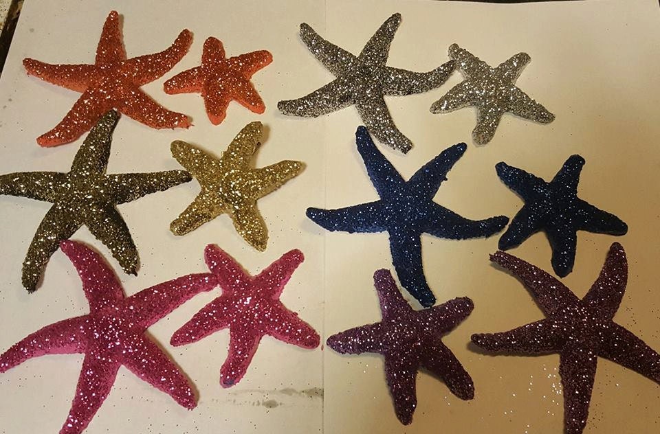 Starfish, Starfish Clip, Ariel, Starfish Glitter, Glitter, Holiday ...