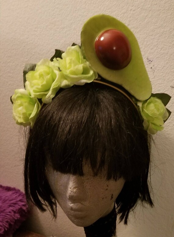 Avocado Avocado Headbandavocado Crown Faux Fruit Fruit - Etsy