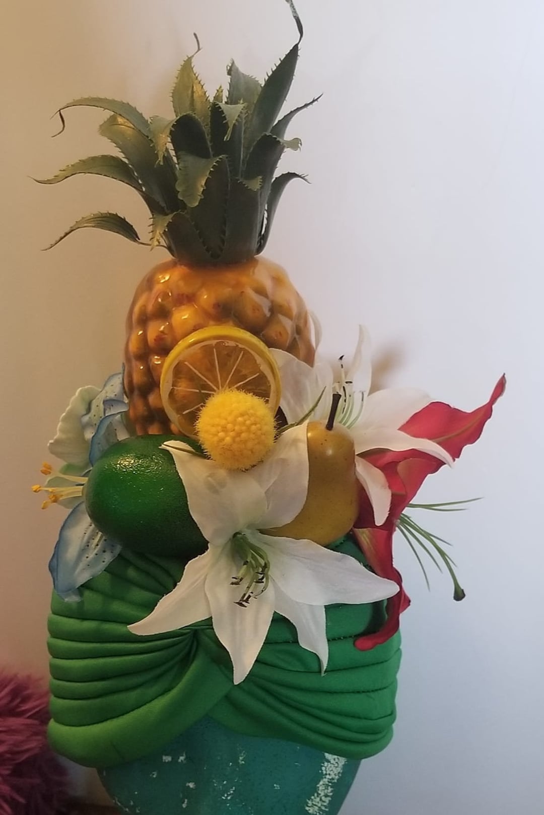 Carmen Miranda, Turban, Faux Fruit, Fruit Turban, Flower Turban ...