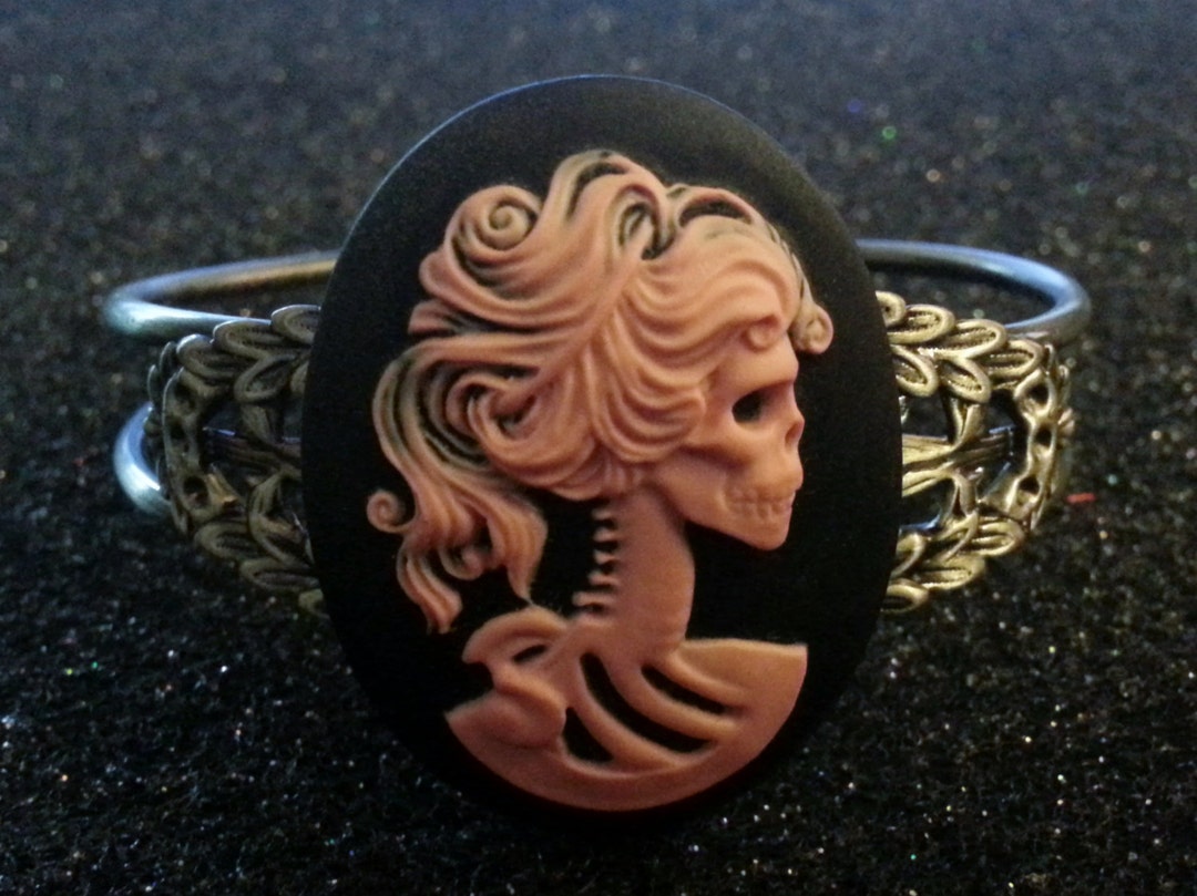 Skeleton, Skull, Lady Skeleton, Skull Cameo, Lady Cameo, Skull Cuff ...