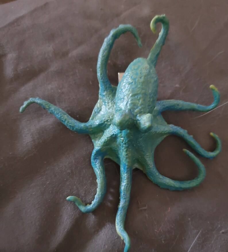 Octopus Octopus Hair Clip Octopus Pin Tiki Oasis Pinup | Etsy