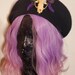 Skull, Skull Hat, Skull Beret, Black Beret, Gothic Beret, Halloween ...