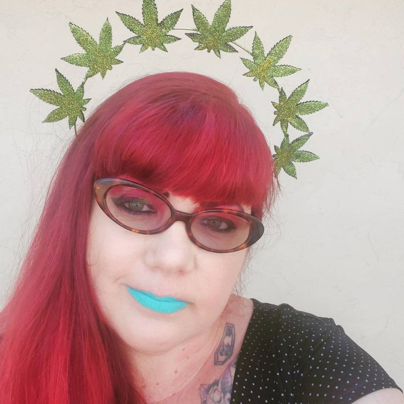 Marijuana Leaf Crown - Etsy