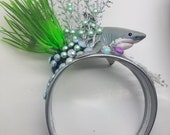 Shark Shark Headband Shark Headpiece Ocean Shark Clip - Etsy