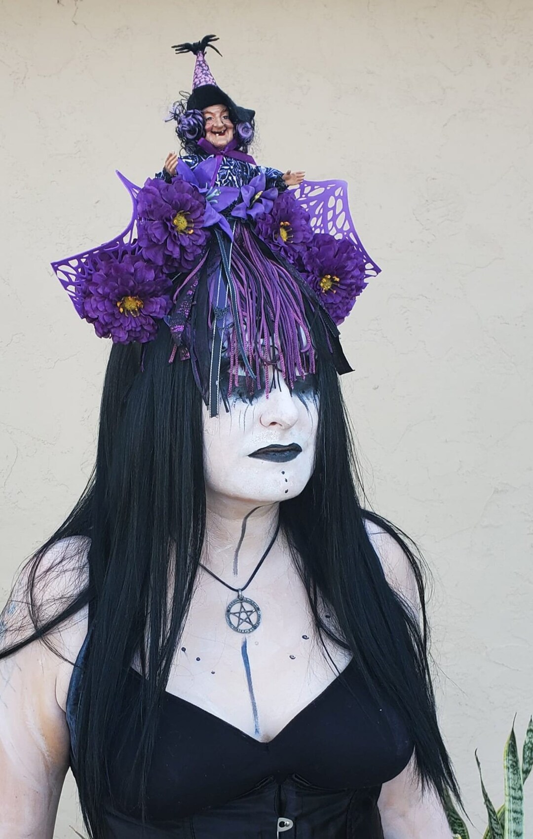 Witch, Witch Headband, Witch Flower Crown, Flower Crown, Floral Crown ...