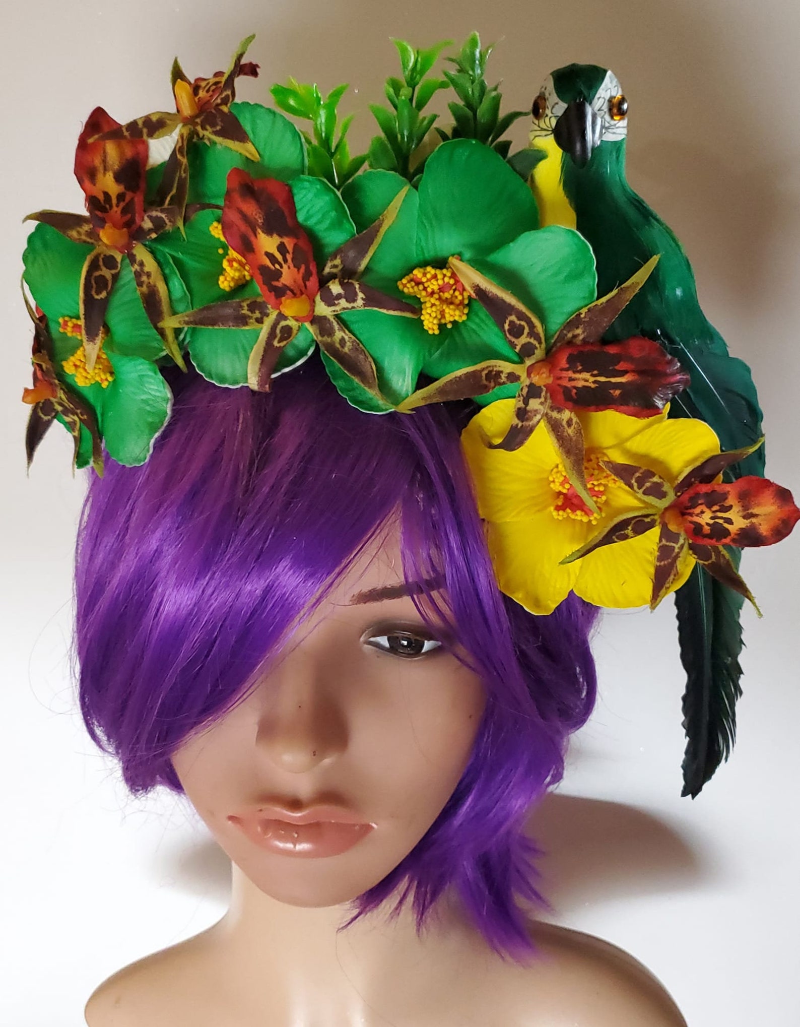 Enchanted Tiki Room Parrot Parrot Headband Parrott Crown - Etsy