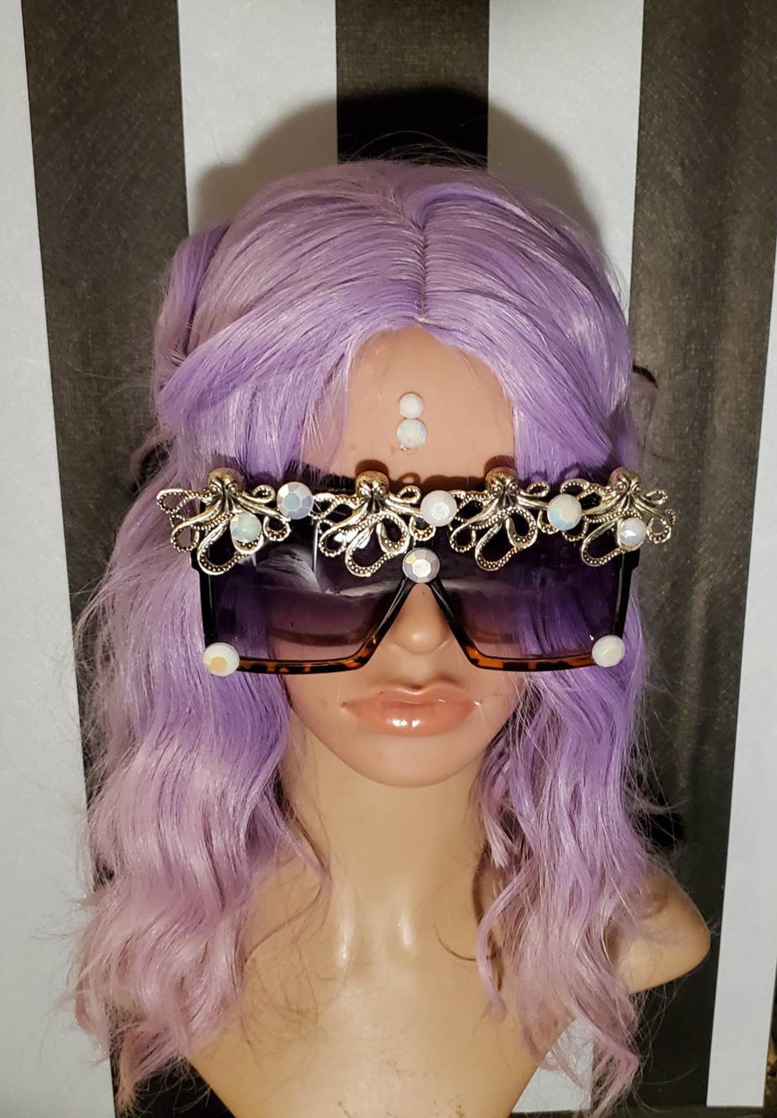Octopus sunglasses Octopus glasses Octopus Eyewear tiki | Etsy