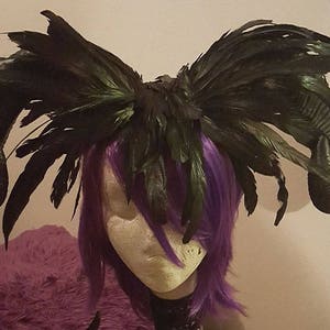 Ram Horns, Black Horns, Horn Headdress, Horns, Feather Horns, Black ...