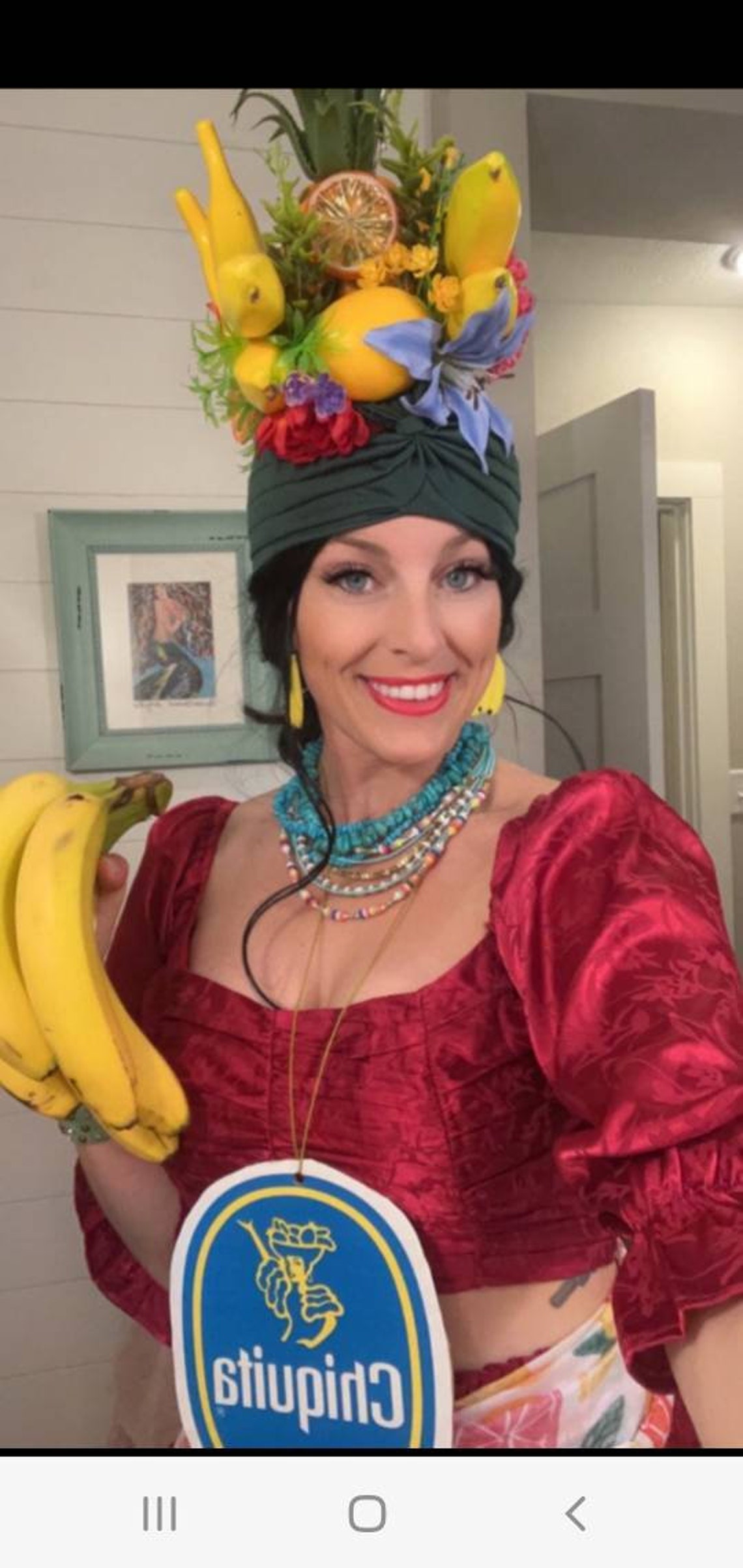 Carmen Miranda Fruit Turban Faux Fruit Turban Fruit - Etsy