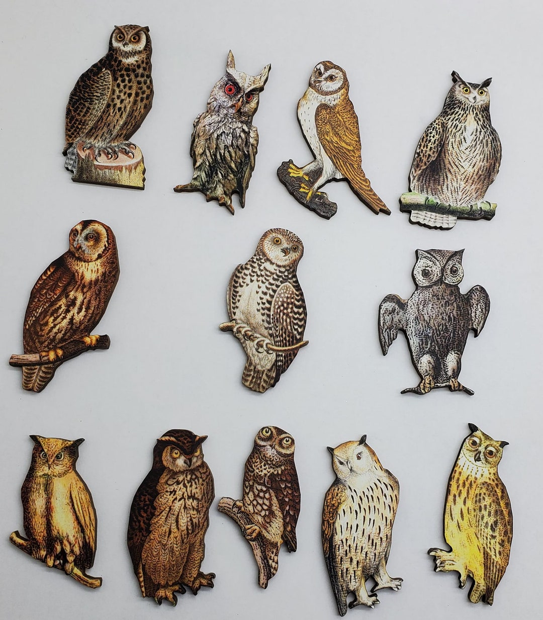 Owl, Owl Brooch, Owl Hair Clip, Owl Sweater Clips, Owl Jewelry, Bird ...
