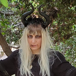 Witch,horns, Horn Headdress, Snakes, Medusa, Snake Headband, Flower ...