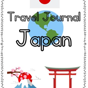 JAPAN Kids Travel Journal Bundle & Activity Book - Holiday Diary ...
