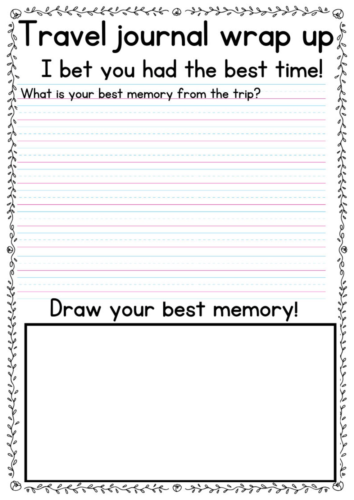 JAPAN Kids Travel Journal Bundle & Activity Book - Holiday Diary ...