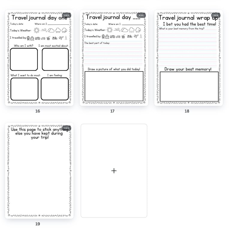 ITALY Kids Travel Journal Bundle & Activity Book Holiday Diary Instant ...