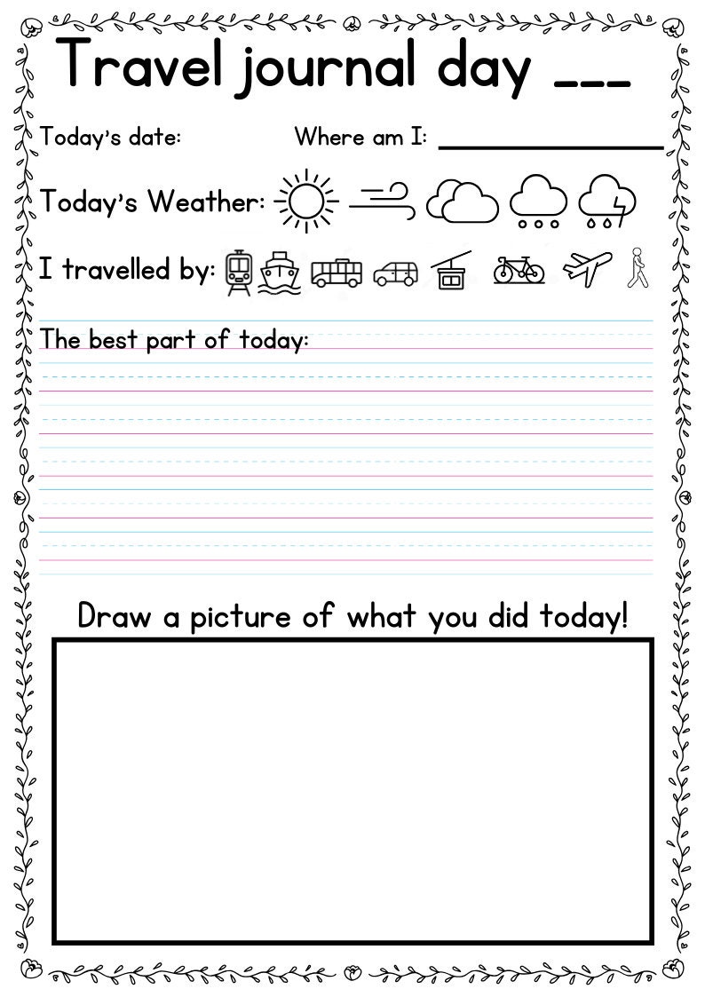 BALI Kids Travel Journal Bundle & Activity Book - Holiday Diary ...