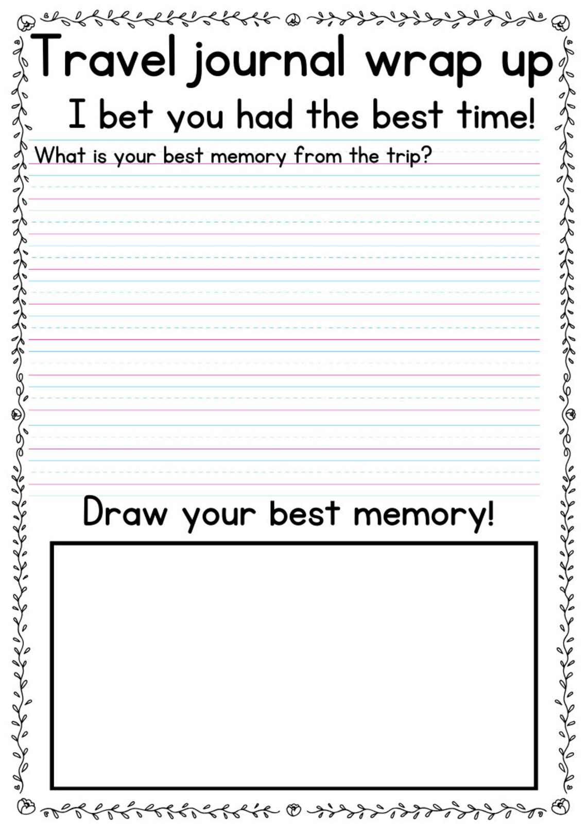 BALI Kids Travel Journal Bundle & Activity Book - Holiday Diary ...