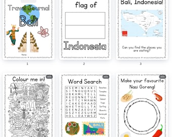 JAPAN Kids Travel Journal Bundle & Activity Book - Holiday Diary ...