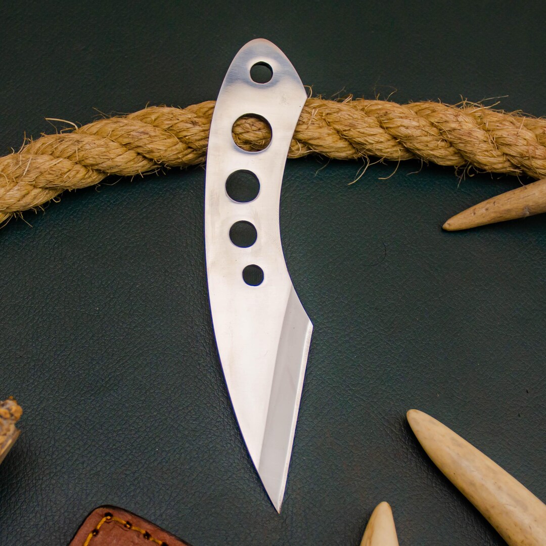 Custom Blade Throwing Knife Water Jet Cutting Tactical Forged Ninja ...