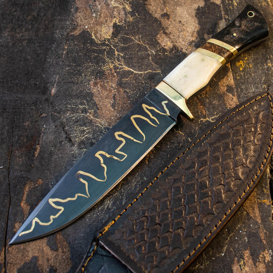 Custom Loveless Handmade Hunting Knife Loveless Fixed Polished Blade ...