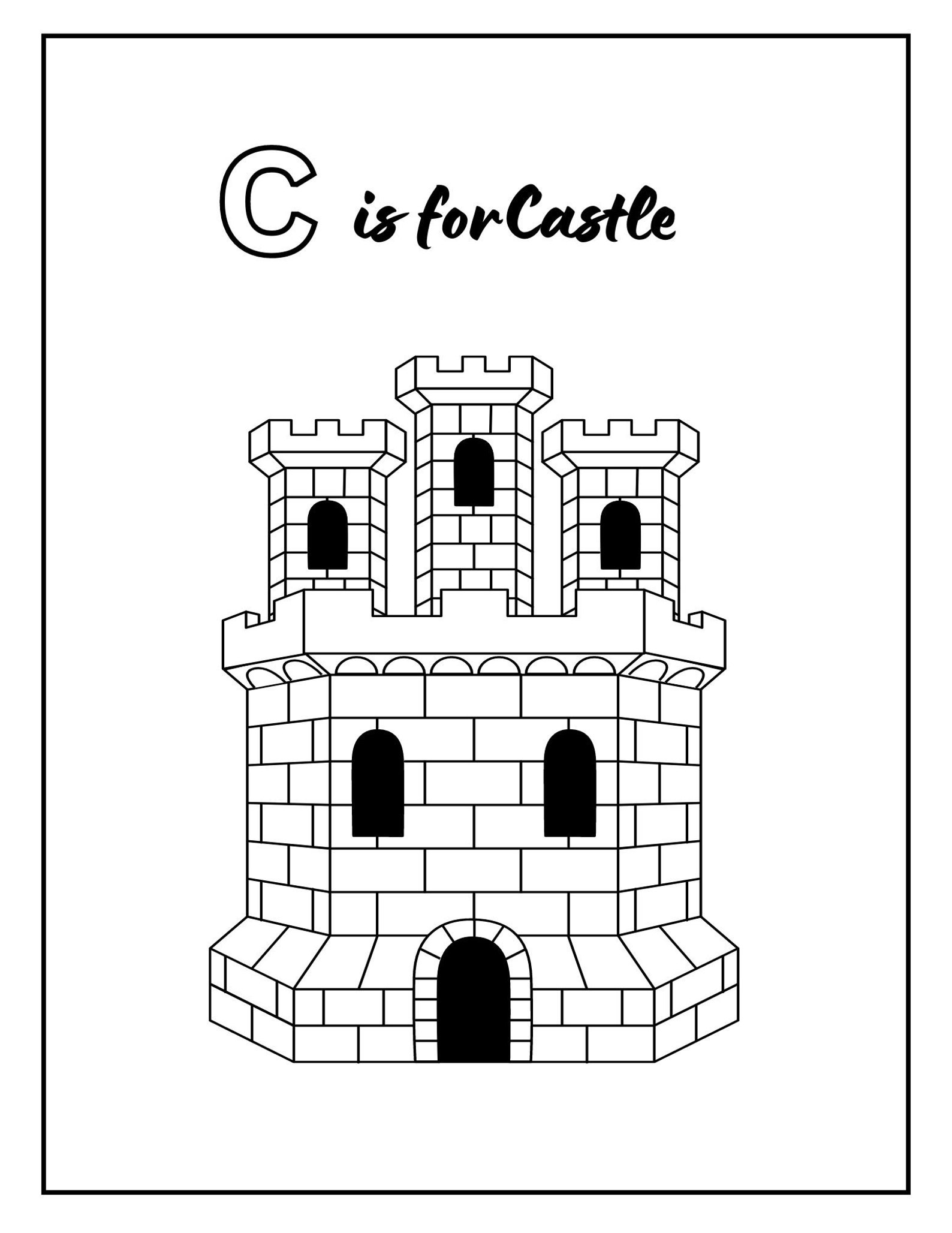 Alphabet Coloring Pages, ABC Coloring Pages, Kindergarten Coloring ...