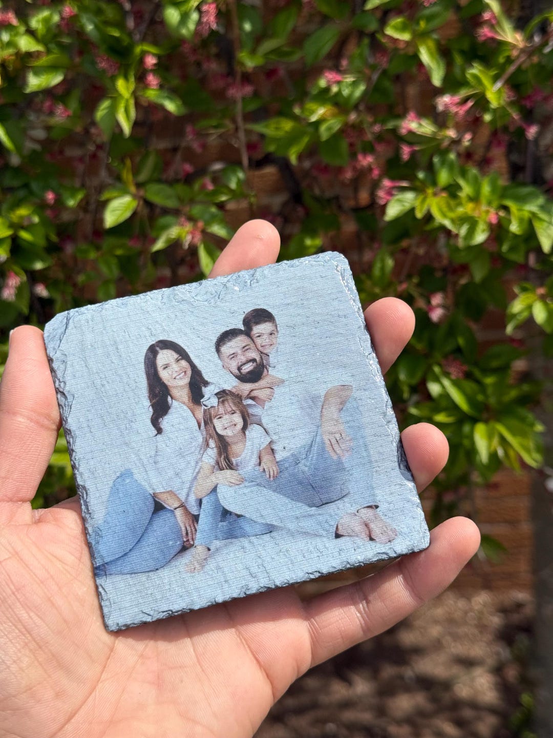 Personalized Photo Slate Plaque – Custom Picture, Logo or Text Print on ...