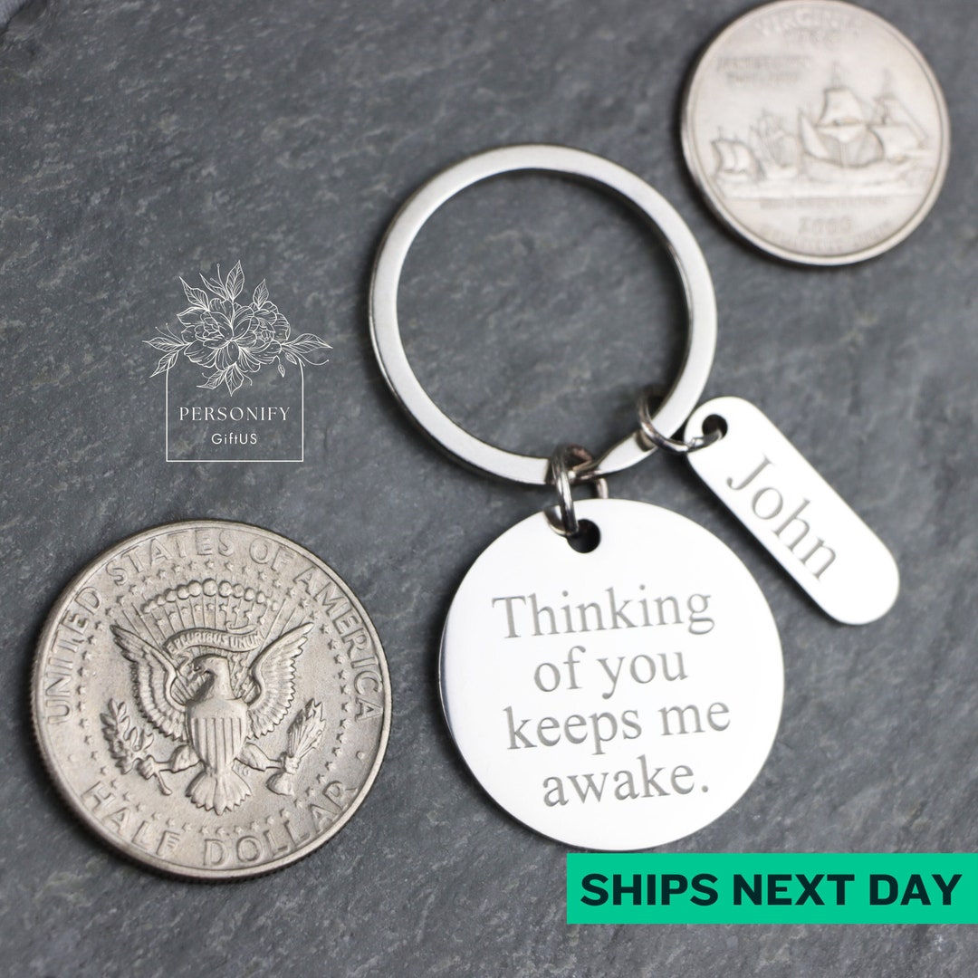 Custom Engraved Keychain, Personalized Inspirational Gifts for Her or ...