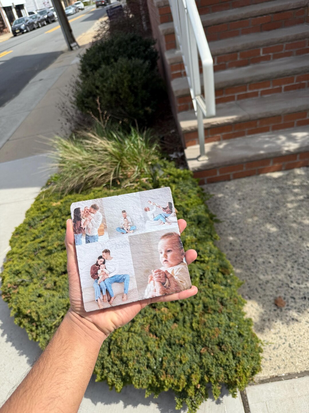 Photo Grid Slate, Personalized Photo Slate, Multiple Photo Slate ...