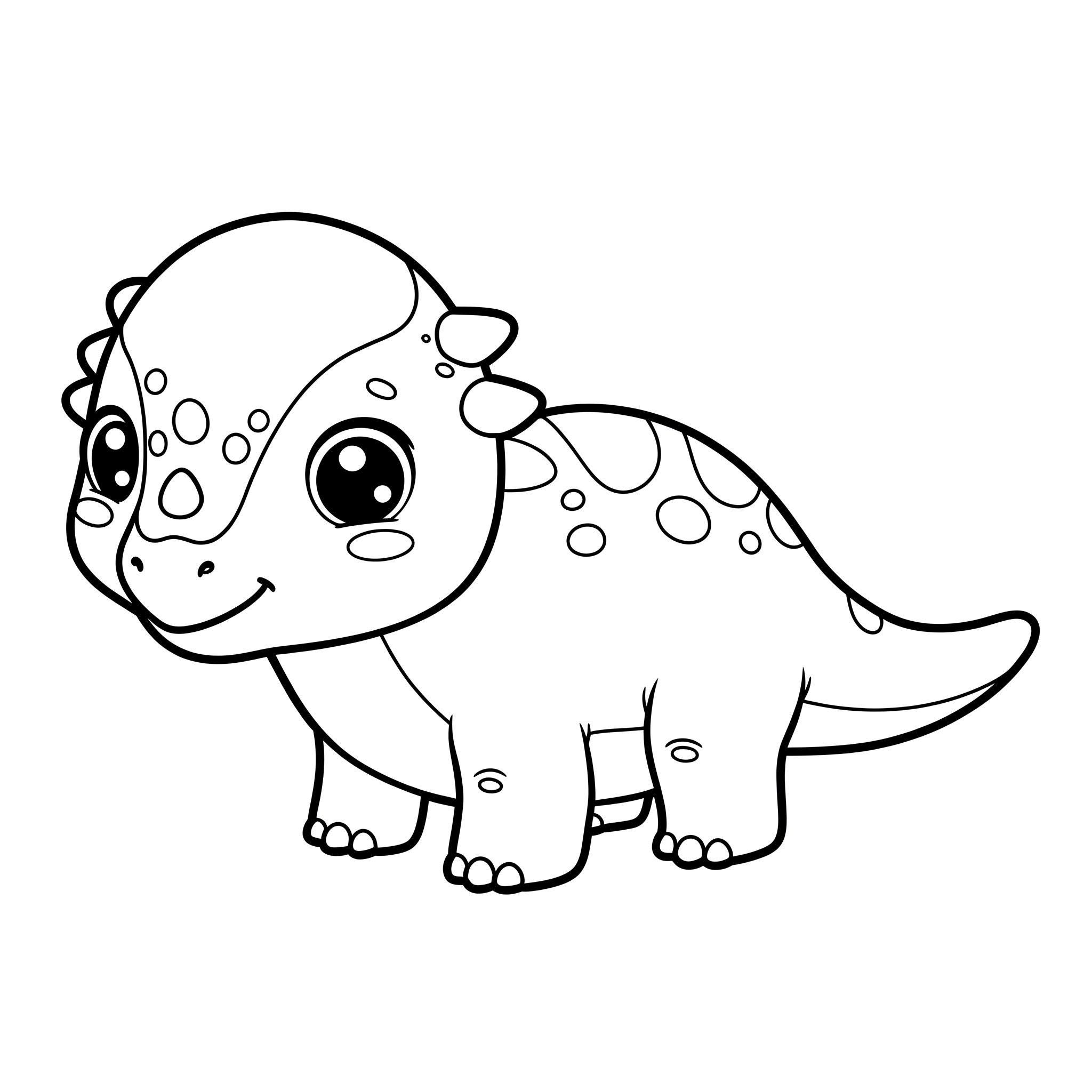 50 Baby Dinosaurs Coloring Pages. Baby Animals. Fun Kids Activity - Etsy