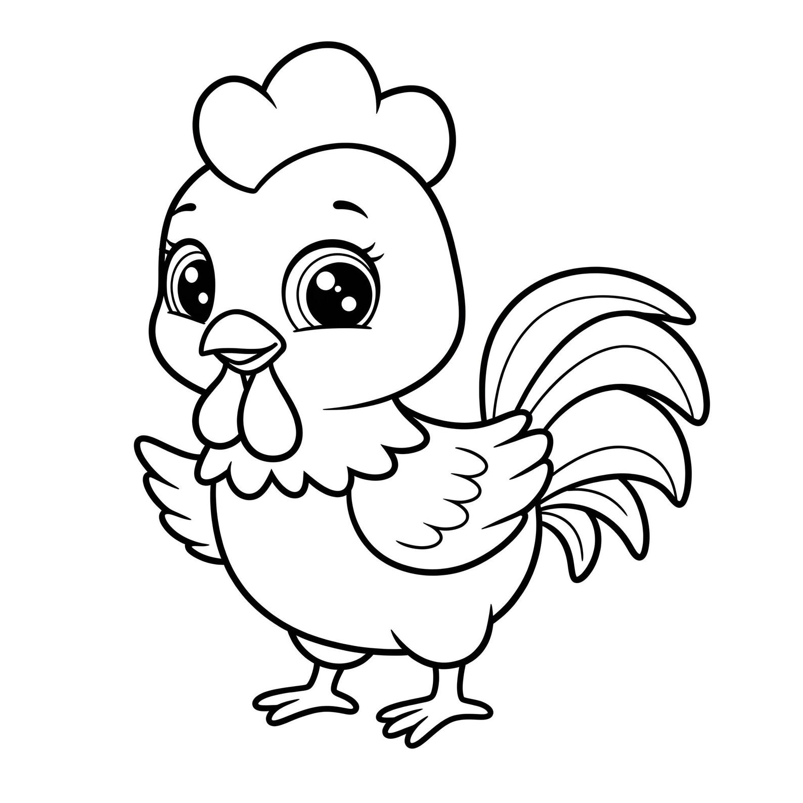 50 Farm Animal Coloring Pages. Baby Animals. Fun Kids Activity - Etsy