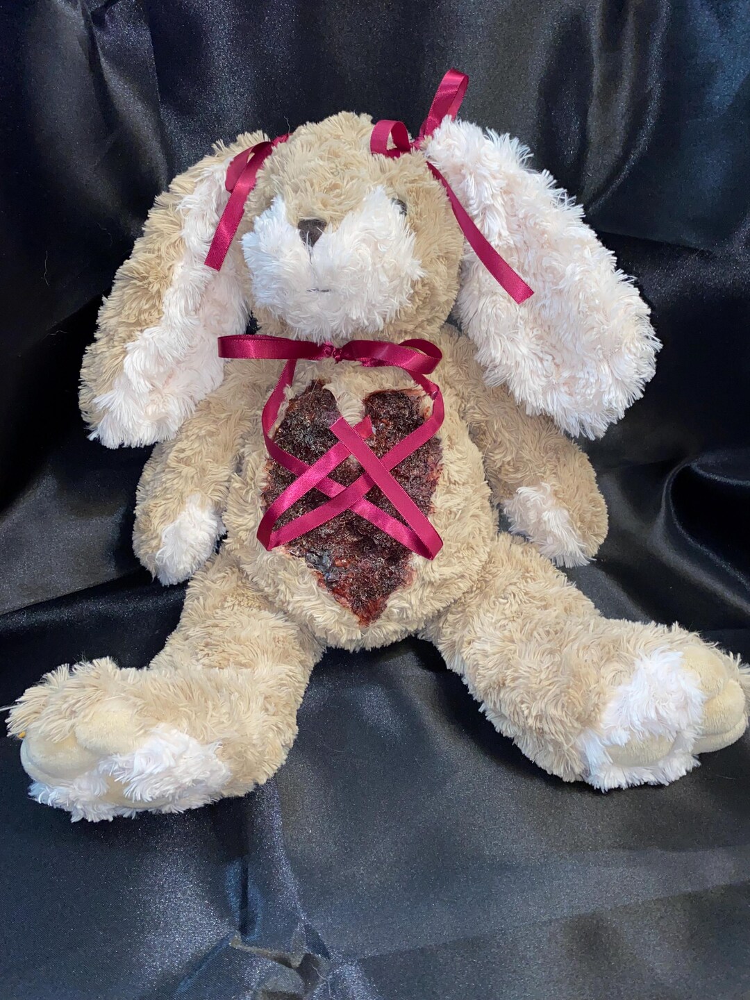CREEPY CUTE PLUSHIE Heart Gore Bunny - Etsy