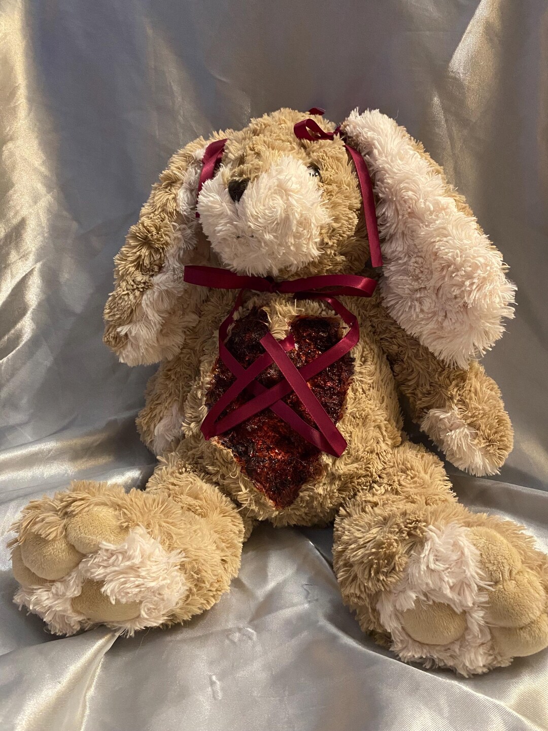 CREEPY CUTE PLUSHIE Heart Gore Bunny - Etsy