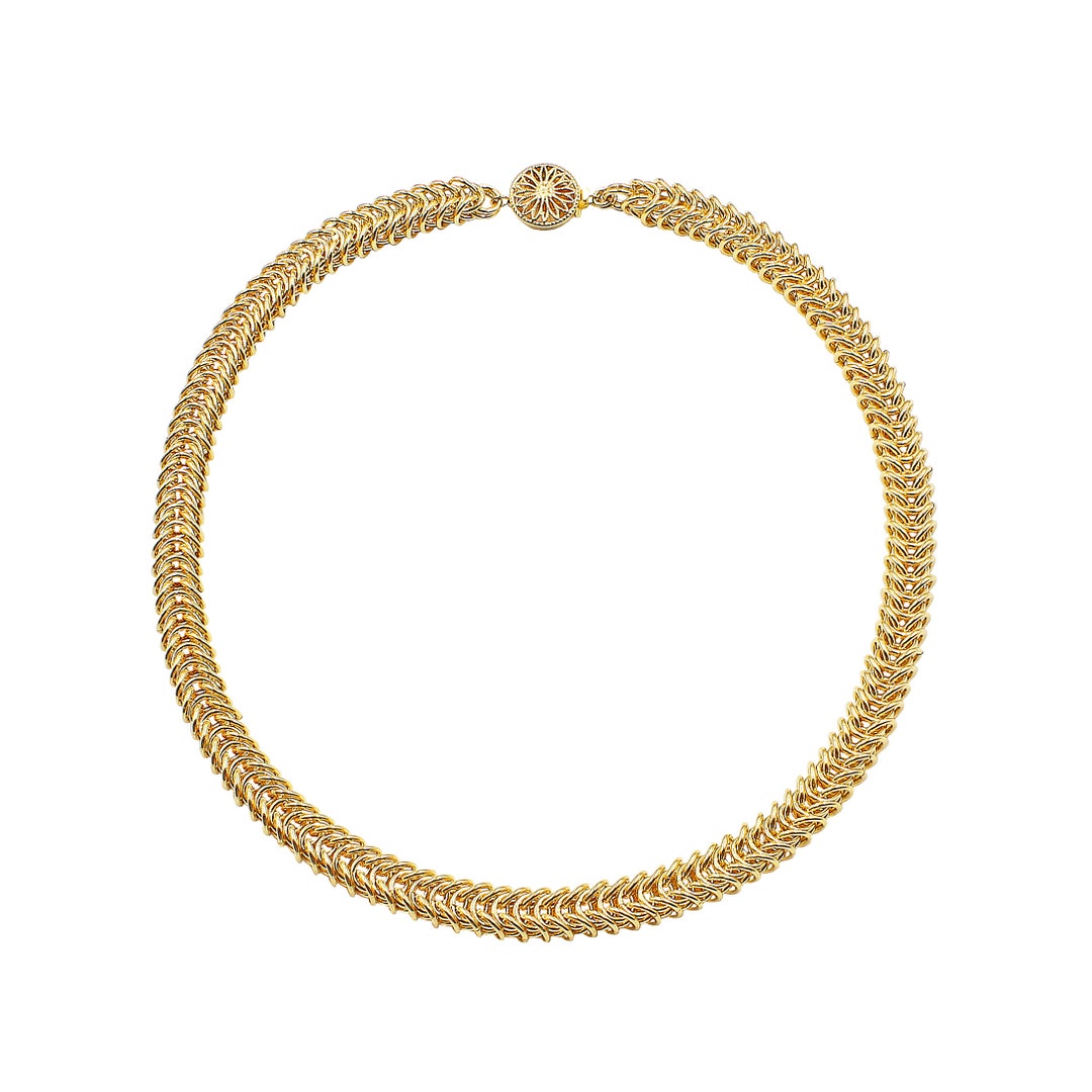Queens Gold Chain Link Necklace, Gold Necklace for Woman, Gold Chain ...