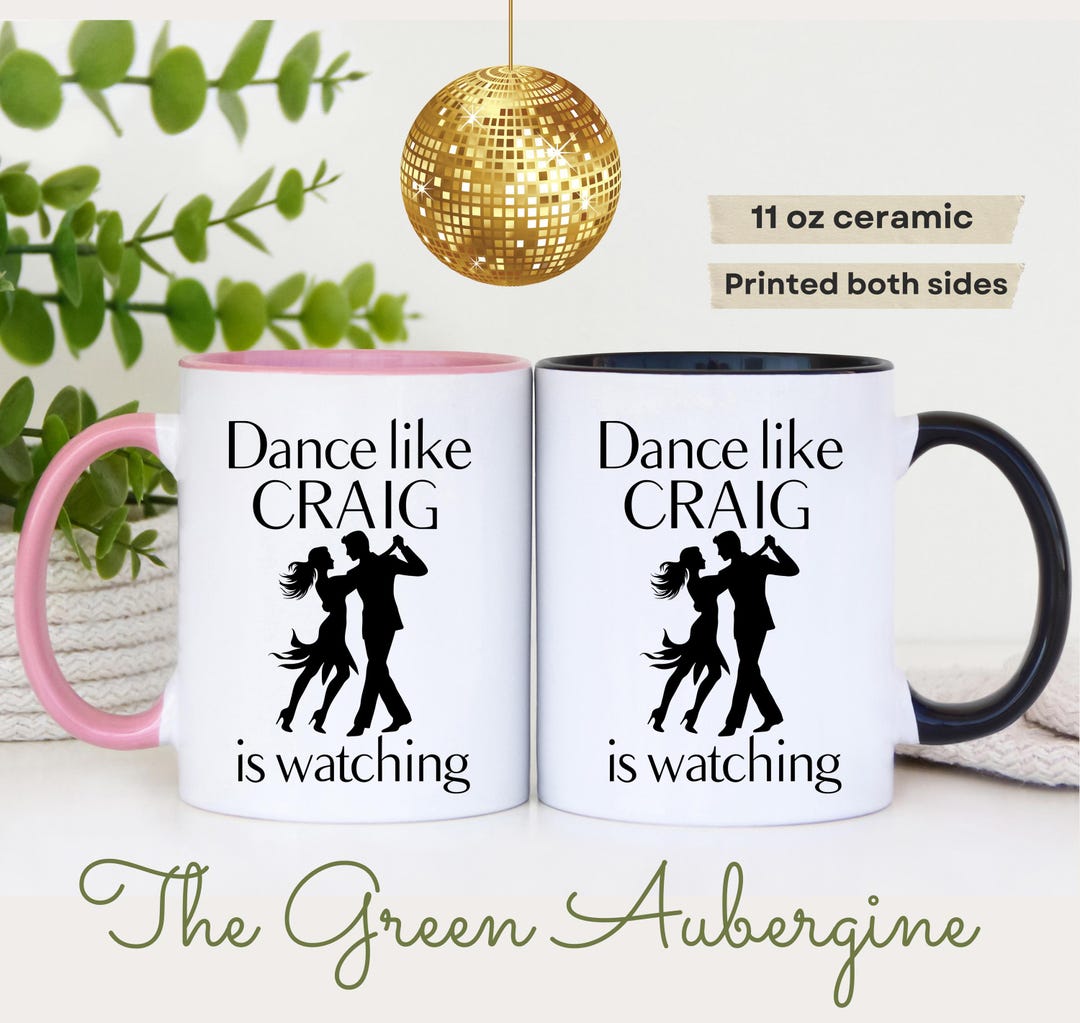 Ballroom Dancer Gift for Dance Teacher Coffee Cup Funny Mug for Latin ...