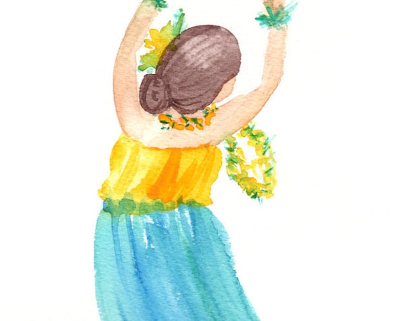Original Hula Paintings - Kauai Fine Art by Marionette Taboniar