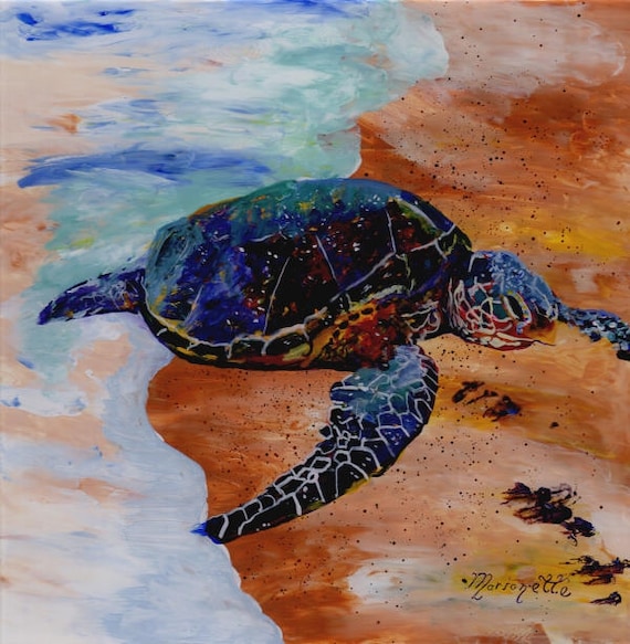 Original Acrylics - Kauai Fine Art by Marionette Taboniar