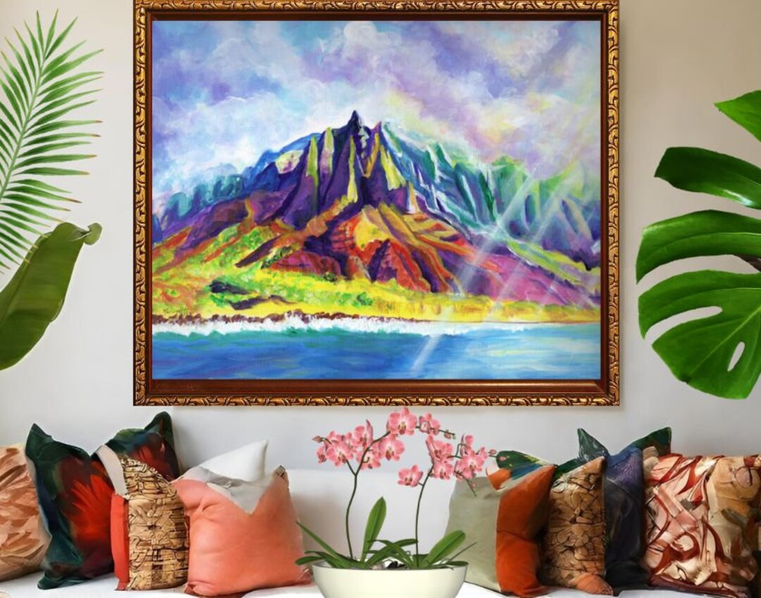Kauai Na Pali Coast Large Art Print on Fine Art Paper or Poster - Etsy