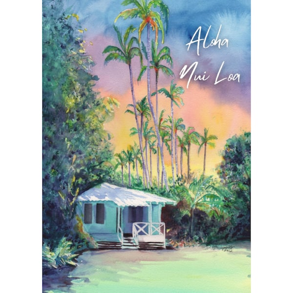 Aloha Card - Etsy