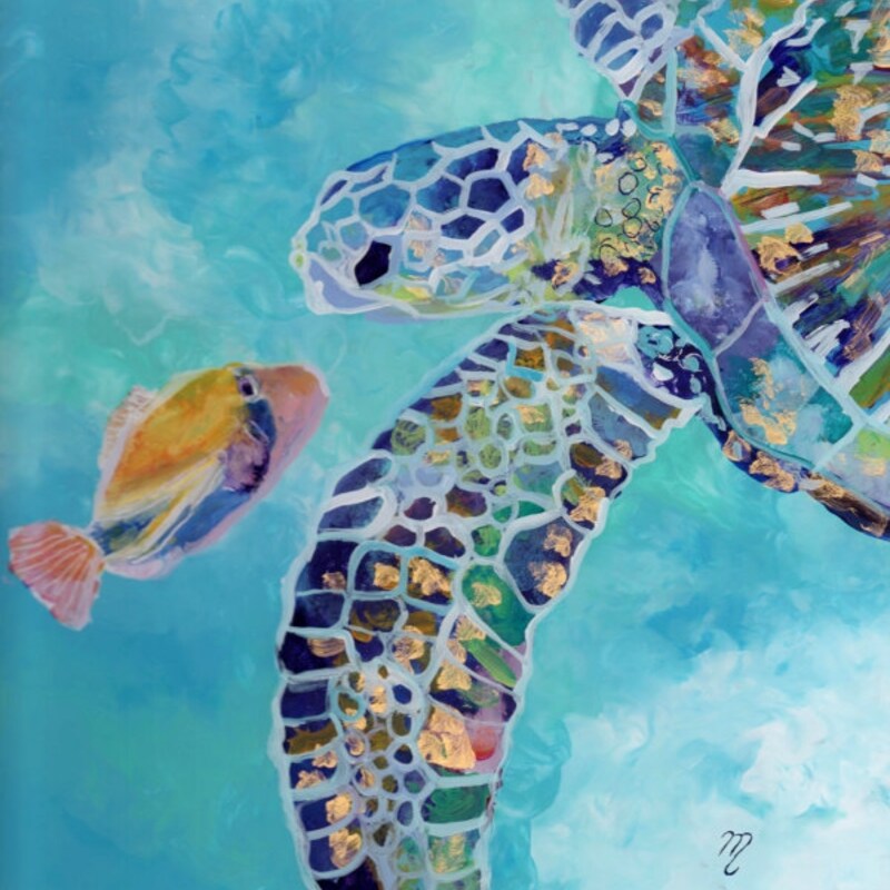 Sea Turtle Art - Etsy