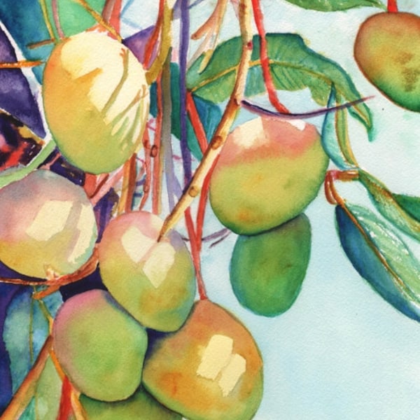 Mango Print - Etsy