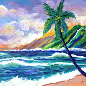 Kauai Na Pali Coast, Na Pali Fantasy, Kauai Painting, Kauai Wall Art ...