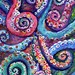 Tako Octopus, Original Acrylic Painting, Hawaii Art, Abstract Ocean ...