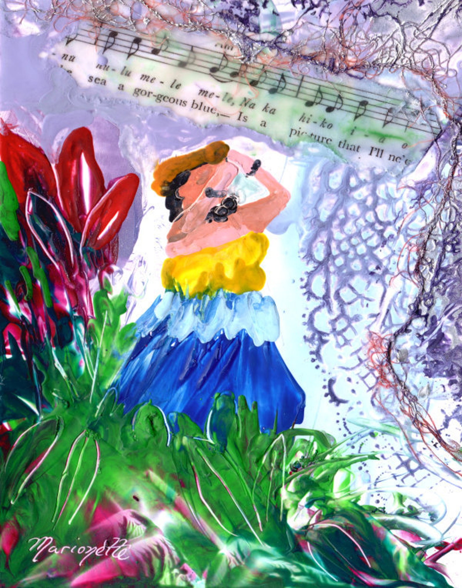 Hula Dancer Hula Print Hula Decor Hawaiian Hula Art Hula - Etsy