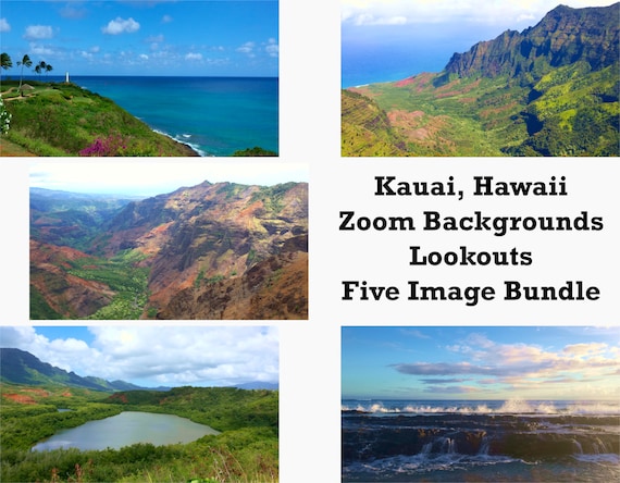 Zoom Backgrounds - Kauai Fine Art by Marionette Taboniar