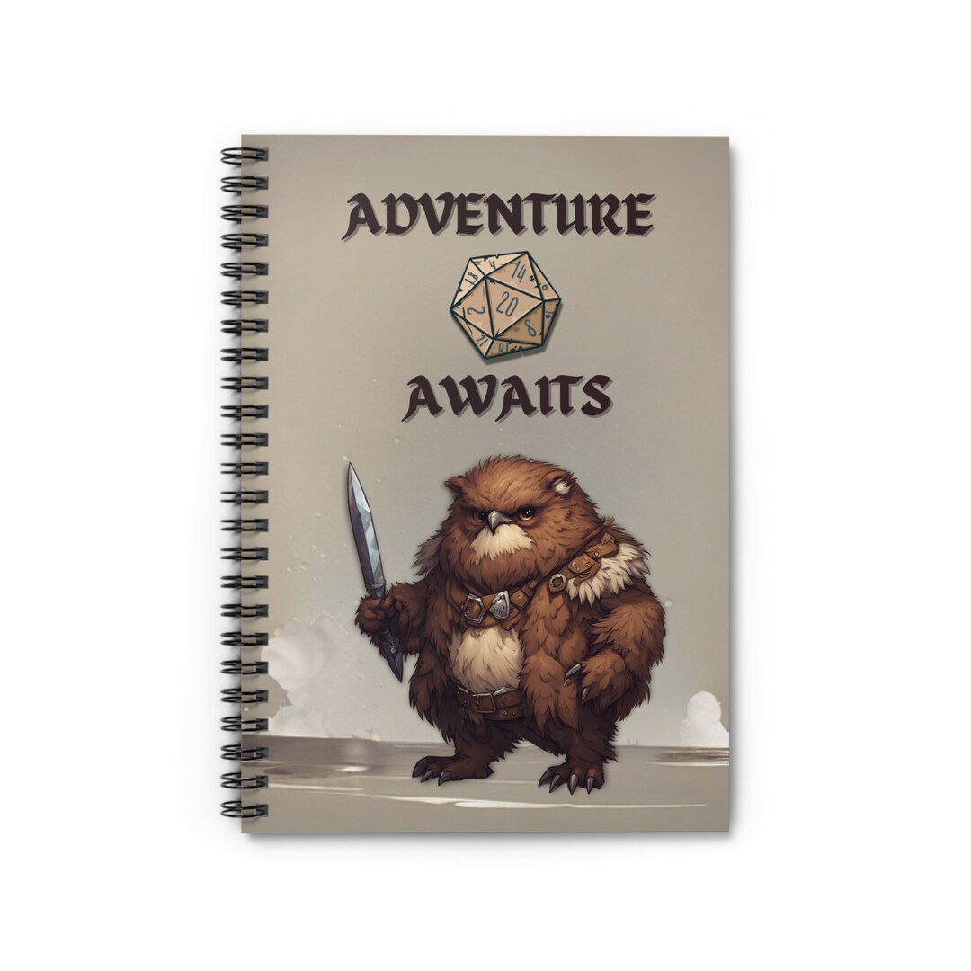 Adventure Awaits Owlbear Journal (spiral Notebook - Ruled Line) - Etsy