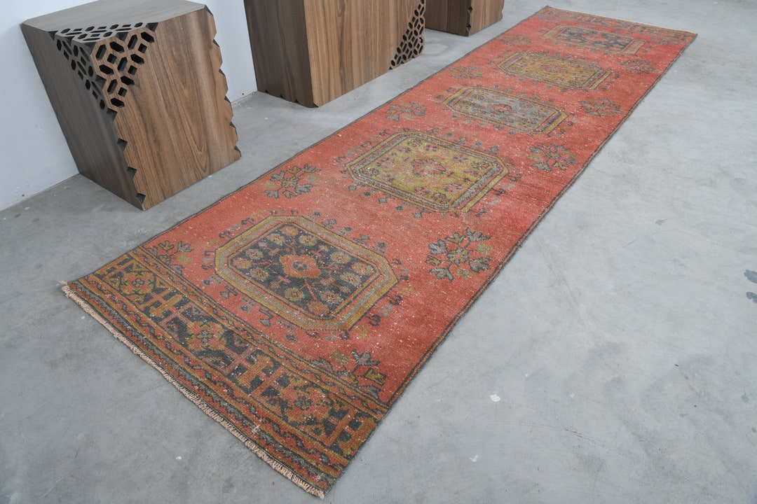 3x11 Rug,turkish Runner,vintage Runner 3x11,wool Runner,oushak Runner ...