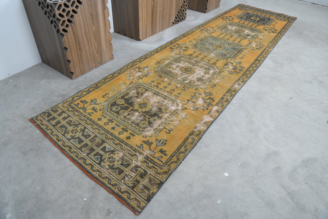 3x11 Rug,turkish Runner,vintage Runner 3x11,wool Runner,oushak Runner ...