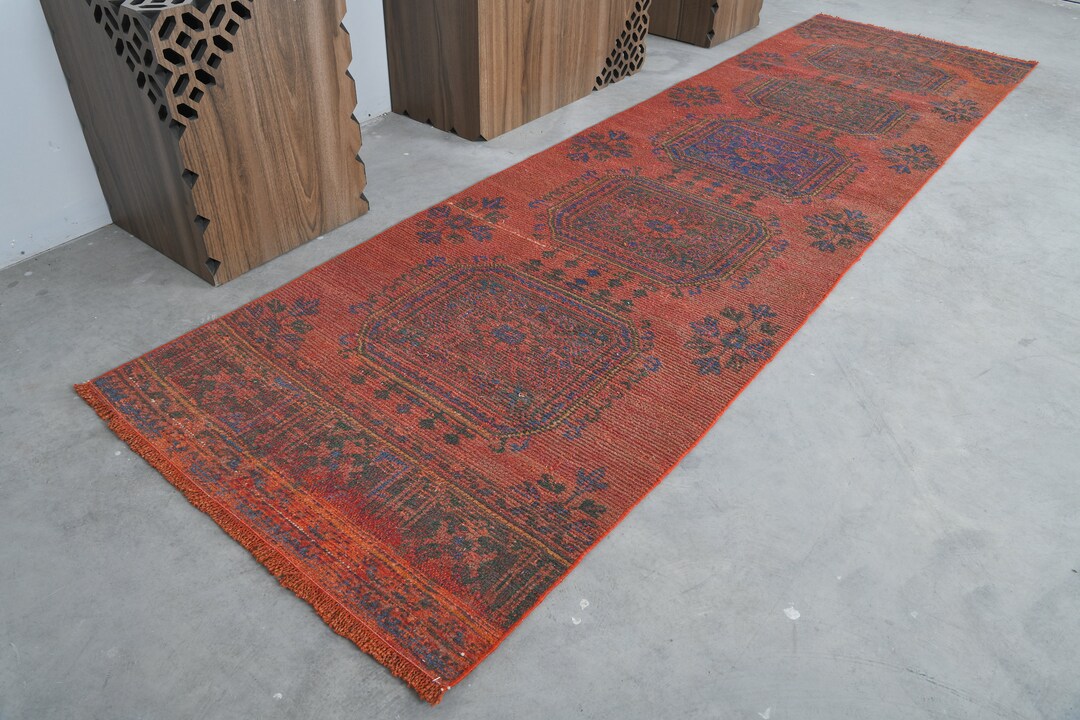 3x11 Rug,turkish Runner,vintage Runner 3x11,wool Runner,oushak Runner ...